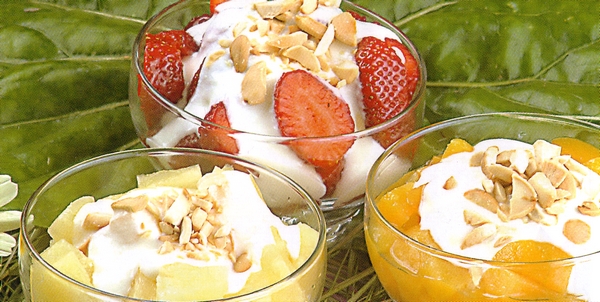 Fruits au yaourt - Glaces - Plats du maroc