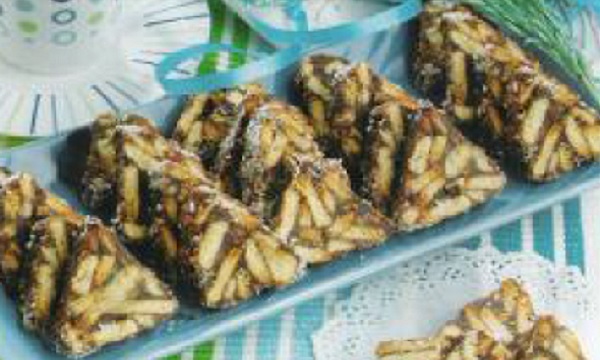 Triangles au chocolat - Patisseries - Plats du maroc